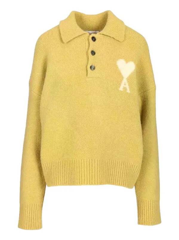 Ami De Coeur Sweater - Yellow