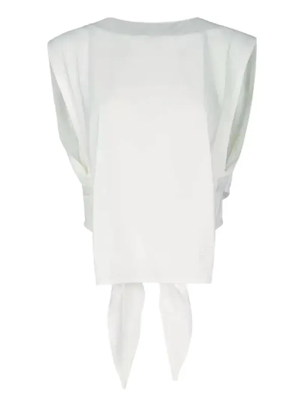 Jacquemus The Moisson Tie-fastening Top - White