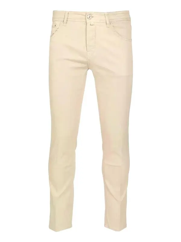 Jacob Cohen Carrot Slim-fit Trousers - Neutrals