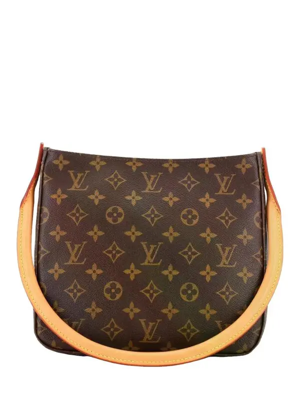 LOUIS VUITTON Looping Handbag Monogram Canvas Mm - Brown