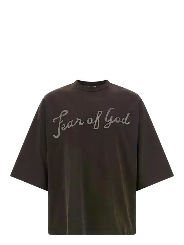Fear Of God 43 Logo-print Cotton T-shirt - Brown
