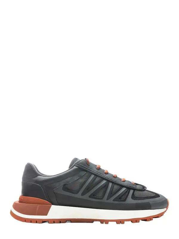 MAISON MARGIELA Runner Evolution Sneakers - Black/orange
