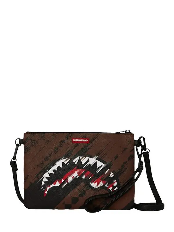 SPRAYGROUND Smeared Grunche Pochette - Brown
