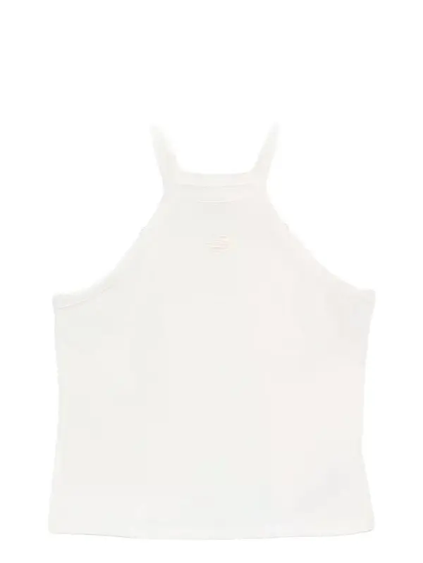 NEW BALANCE Embroidered-logo Top - Neutrals