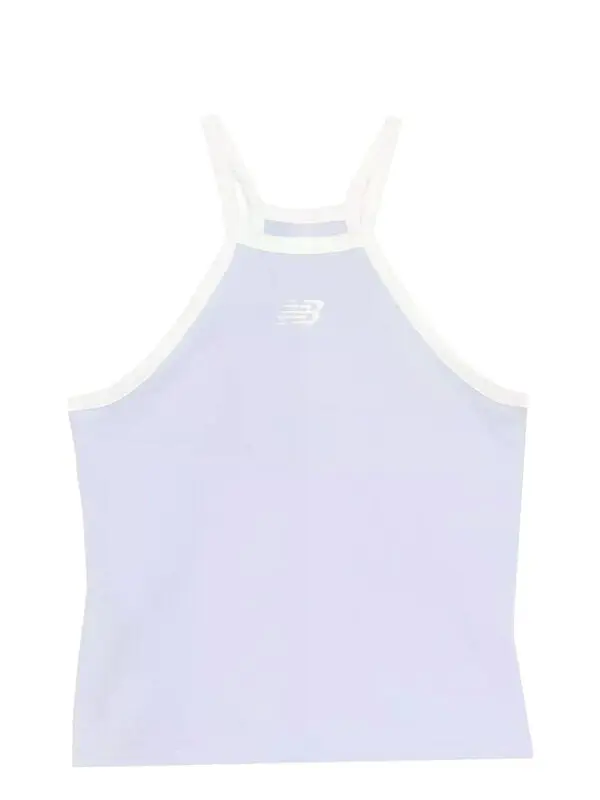 NEW BALANCE Logo-embroidered Top - Purple