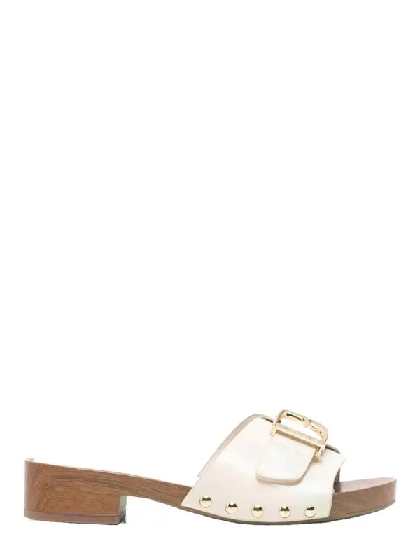 TAMARIS Buckle-fastening Studded Sandals - Neutrals