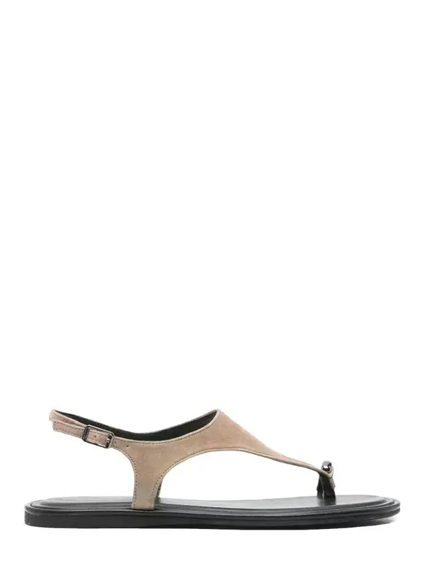 TAMARIS Buckle-fastening Thong Sandals - Neutrals