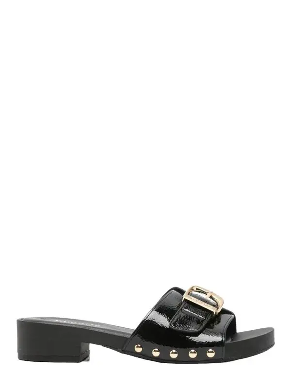 TAMARIS Buckle-detail Studded Sandals - Black