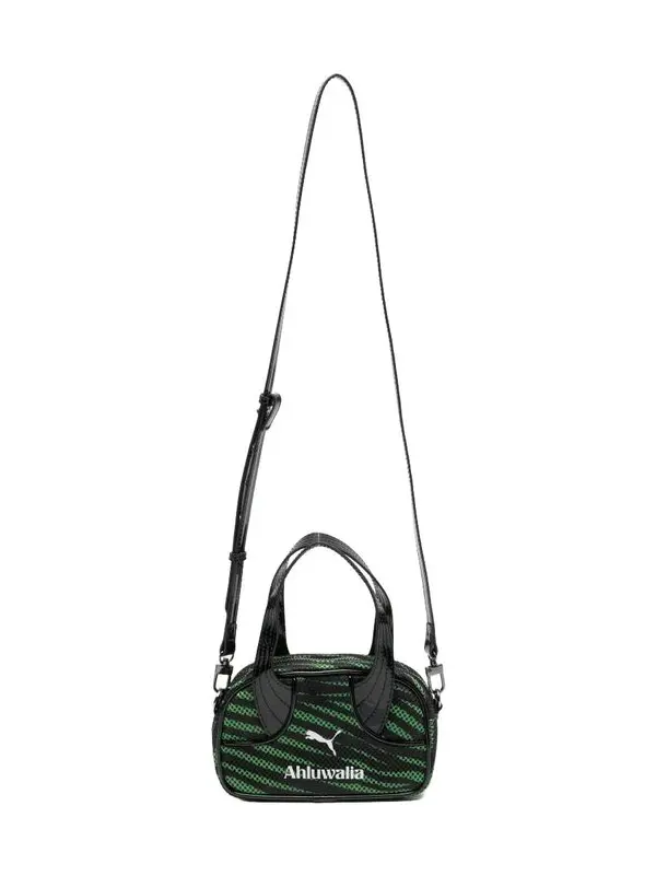 PUMA X Ahluwalia Mesh-knit Cross Body Bag - Black