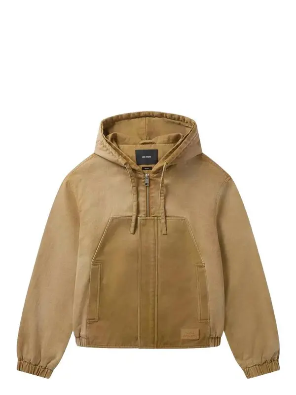 Axel Arigato Pitch Cotton Hooded Jacket - Brown