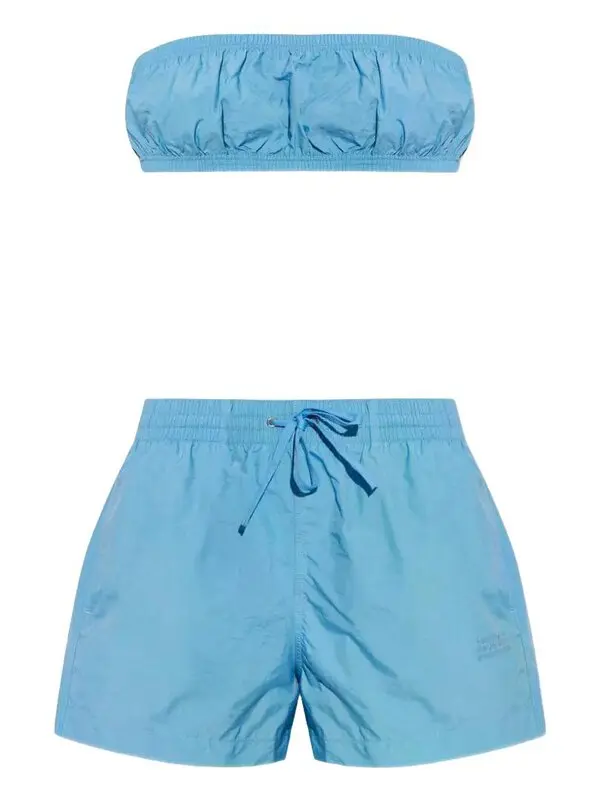 MAISON MARGIELA Drawstring-waist Shorts - Blue