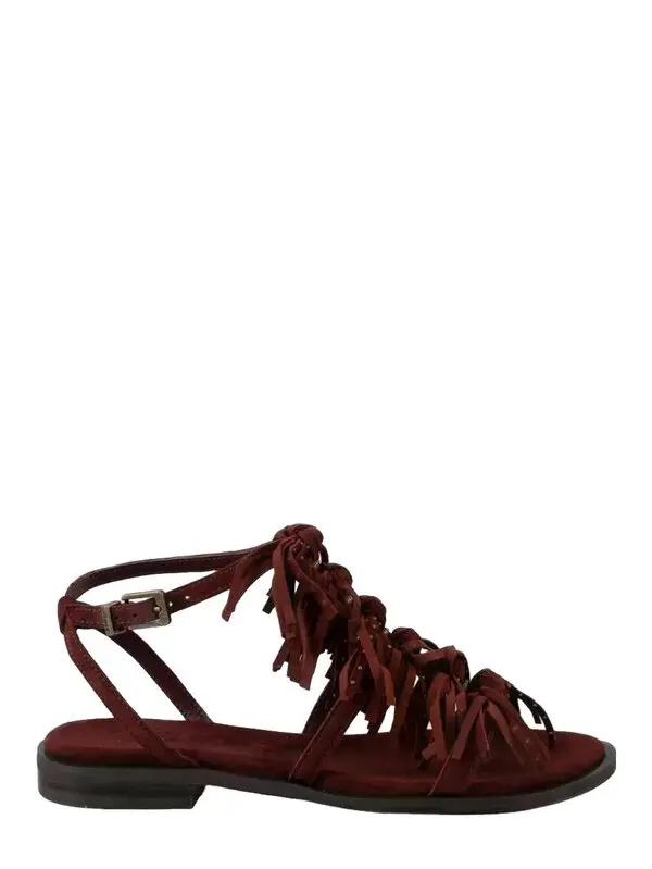 Ash Panic Flat Sandals - Red
