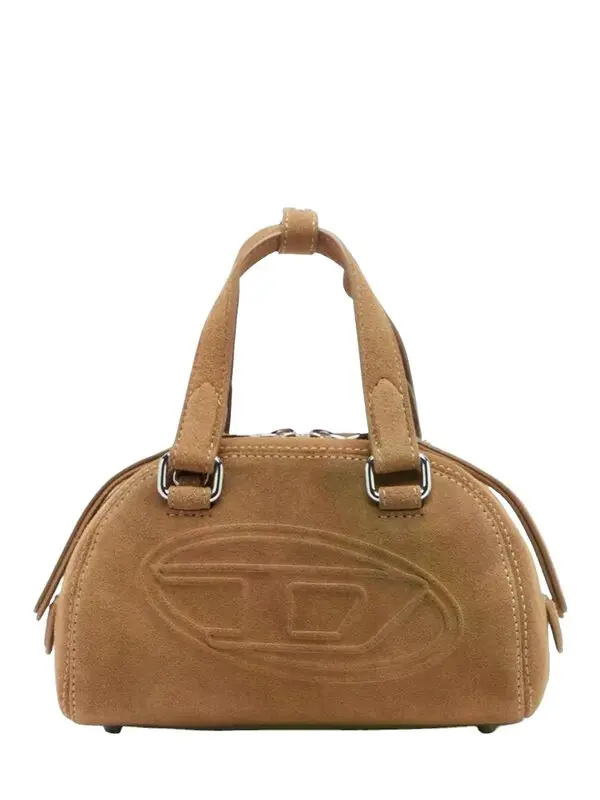 DIESEL® Mini 1dr Dome Leather Tote - Brown