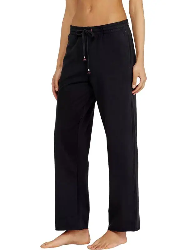 DIESEL® Peached Drawstring Track Pants - Black