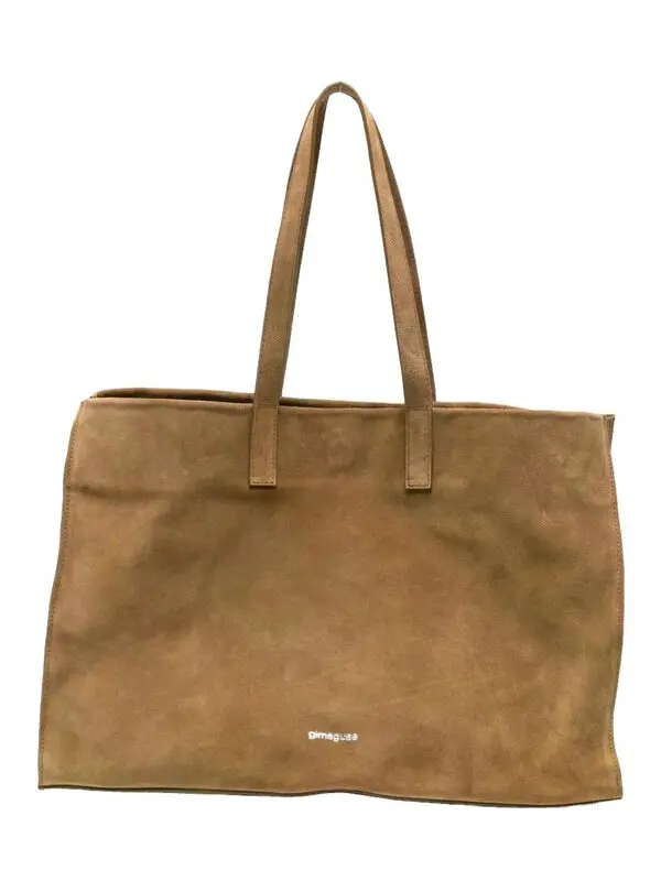 Gimaguas Suede Tote Bag - Brown