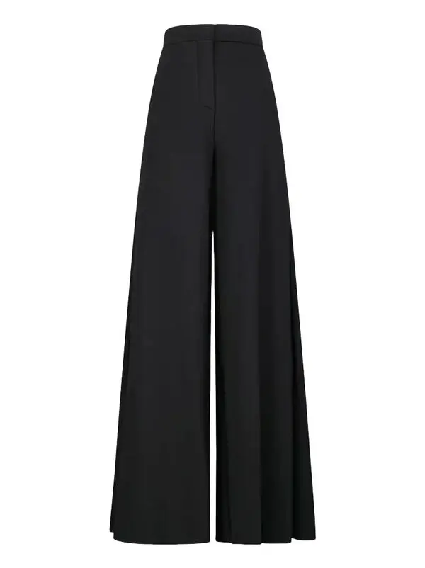 Max Mara Wide-leg Palazzo Pants - Black