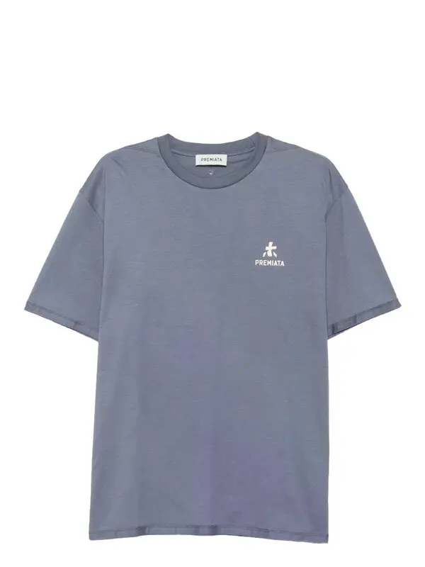 Premiata Logo-print T-shirt - Blue