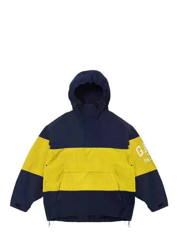 PALACE X Gap Hooded Color-block Jacket - Blue