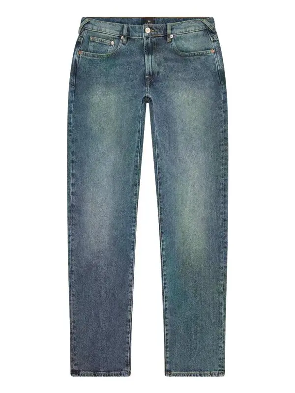 Paul Smith Tapered-fit Faded-effect Jeans - Blue