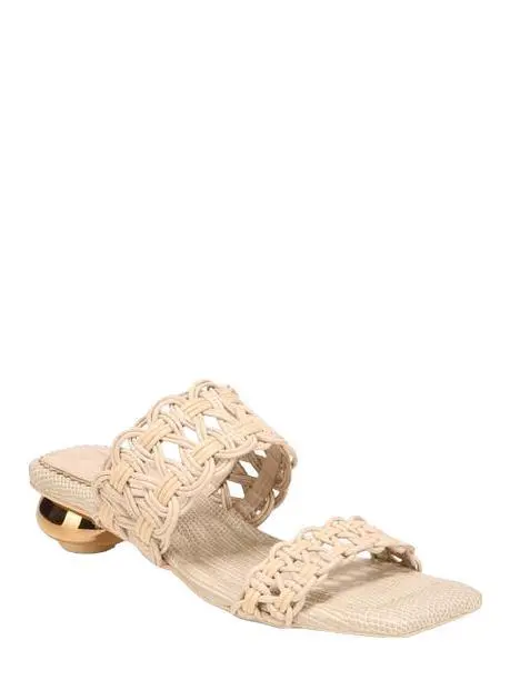 CIRCUS NY BY SAM EDELMAN Clover Woven Strap Sandal - Vanilla Bean
