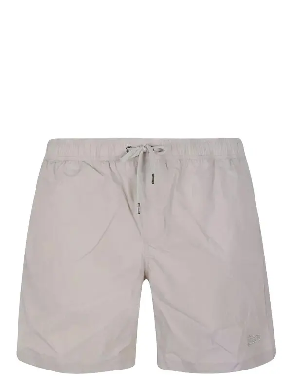 Herno Drawstring-waist Swim Shorts - Neutrals