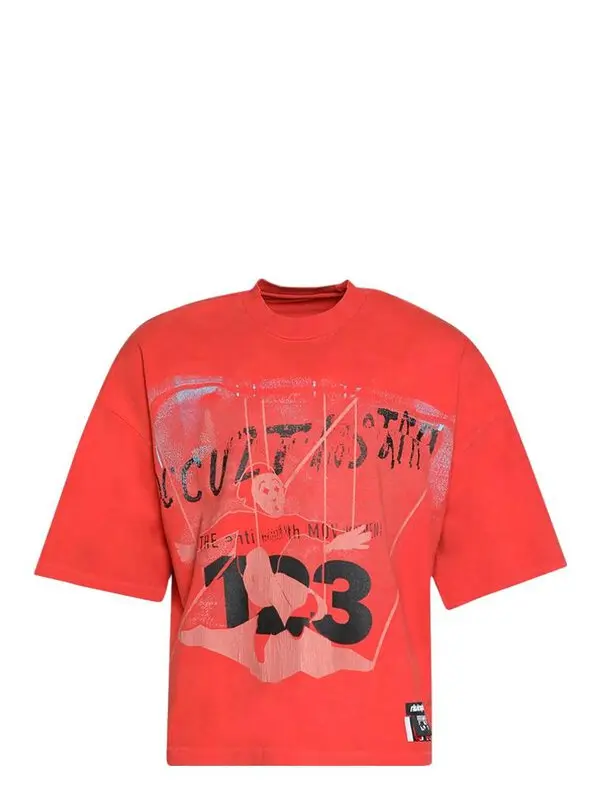 RIVINGTON ROI REBIS Left Out Vintage Tee - Red