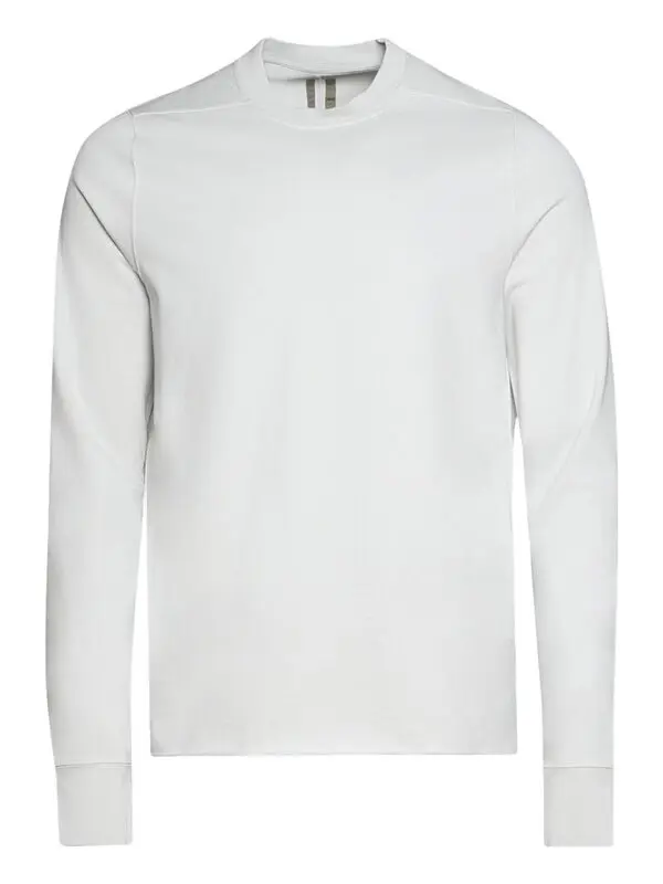 Rick Owens Crewneck Sweat Tee Milk Wash - Ivory