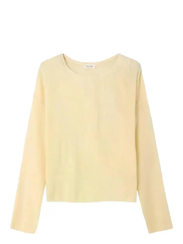 American Vintage Liu Fine-knit Sweater - Yellow