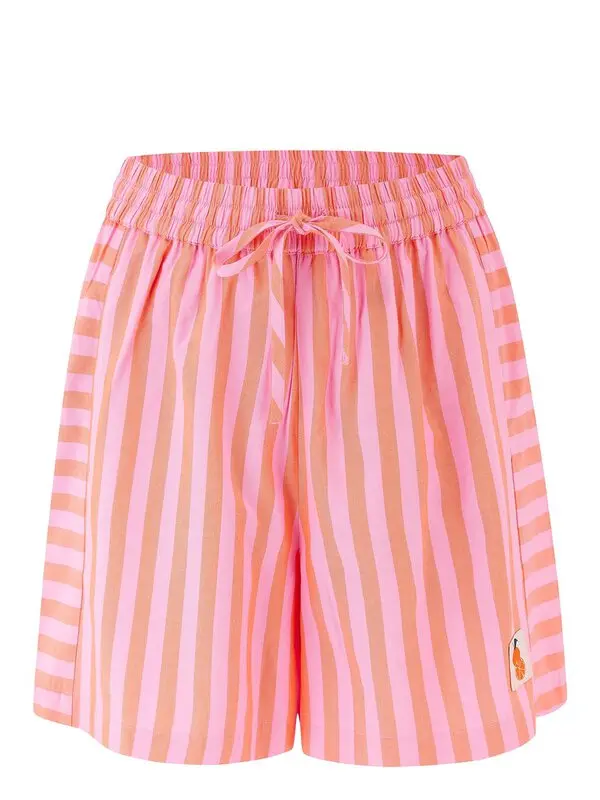 SUGARHILL BRIGHTON Eliza Shorts Tropical Crush Stripe - Pink