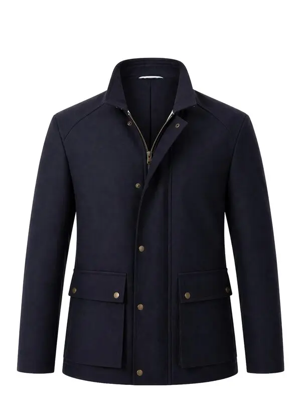 KOY CLOTHING Aberdare Coat - Blue
