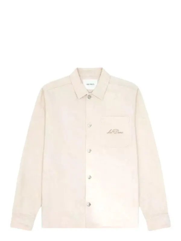 LES DEUX Layton Shirt Jacket - White