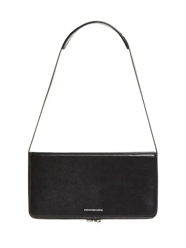 Alexander Wang Siren Pochette Leather Shoulder Bag - Black