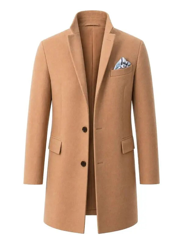KOY CLOTHING Wool And Cashmere Overcoat - Beige