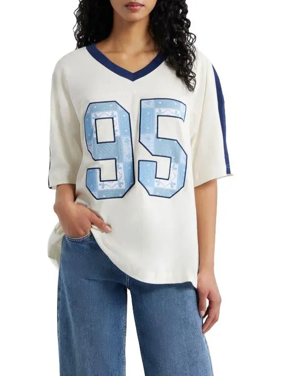 GOLDEN HOUR Graphic Cotton Top - Marshmallow