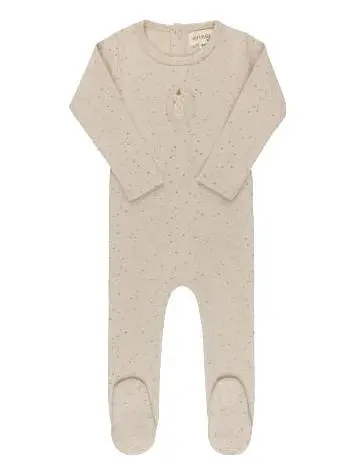 ELY'S & CO. Speckled Bunny Footie - Tan