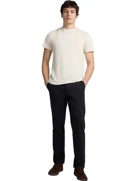Onia Stretch Linen Crewneck Short Sleeve Tee - Bone