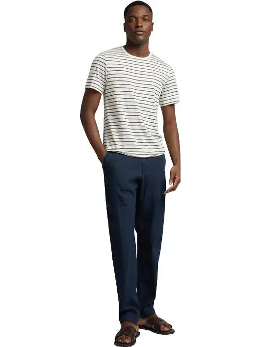 Onia Stretch Linen Trouser - Midnight