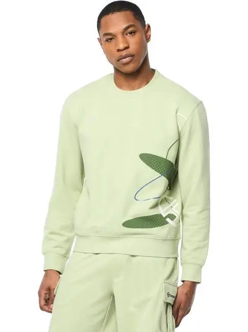 SERGIO TACCHINI Ciro Crewneck Sweatshirt - Reseda