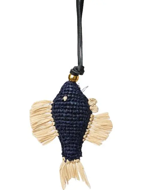 BTB LOS ANGELES Fish Charm - Navy