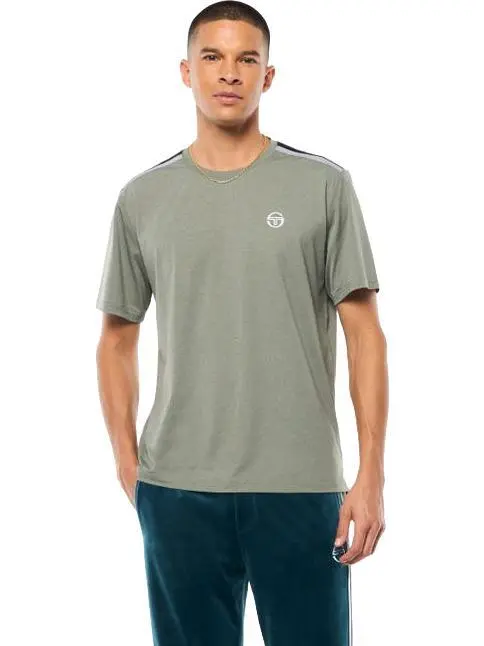 SERGIO TACCHINI Sportivo T-shirt With Monogram Logo - Agave Green