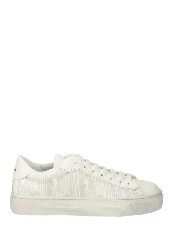 Furla Monogram Flatform Sneakers - Neutrals