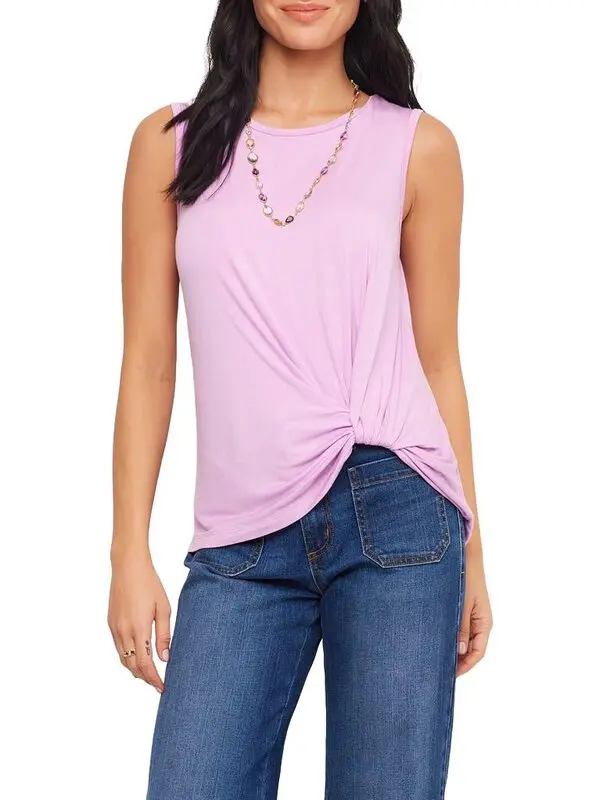 Karen Kane Knotted Tank - Petal Pink