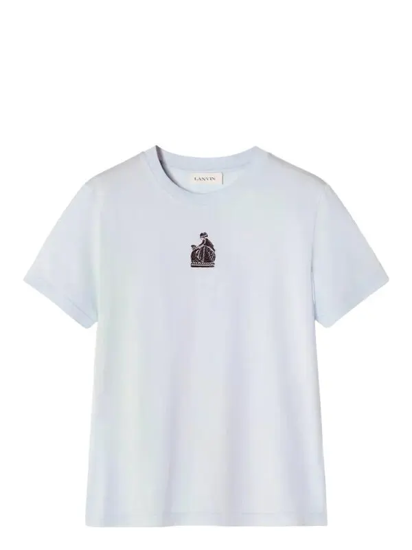 LANVIN Graphic Crew-neck T-shirt - White