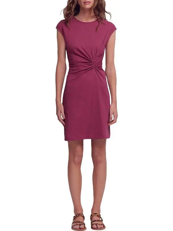 Boden Delilah Twist Short Dress - Raspberry Coulis