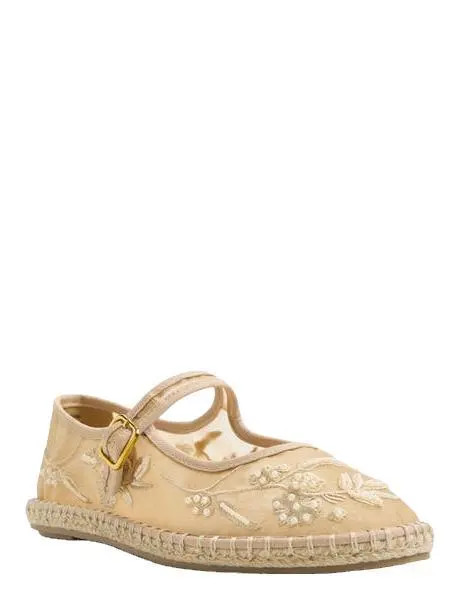 Aldo Mesh Ballerina Flat - Beige