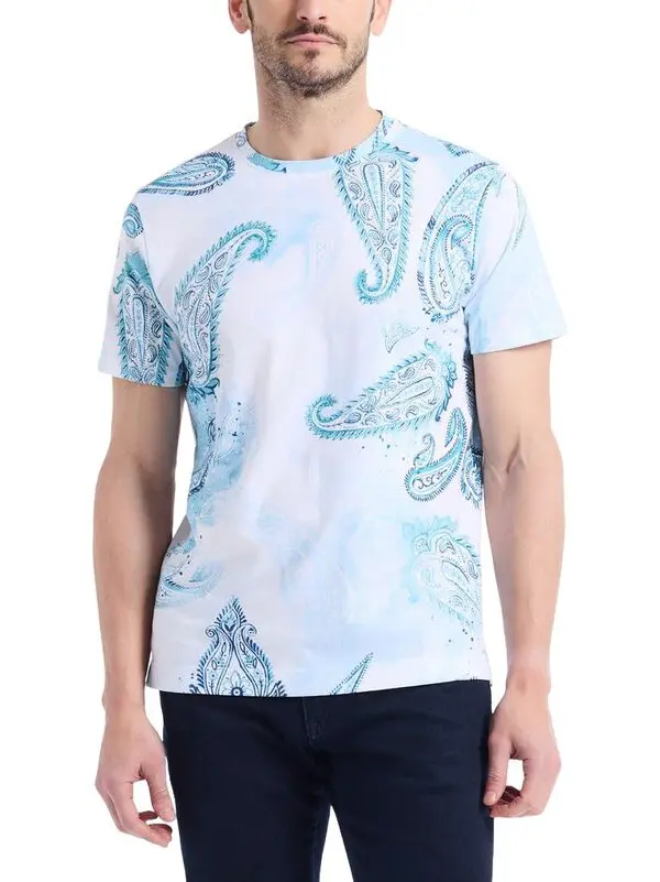 Robert Graham Balerno Graphic T-shirt - Blue Multi