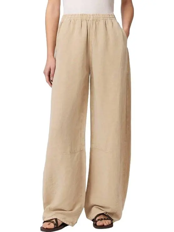 ALLSAINTS Jett Wide Leg Pull-on Pants - Sand Brown