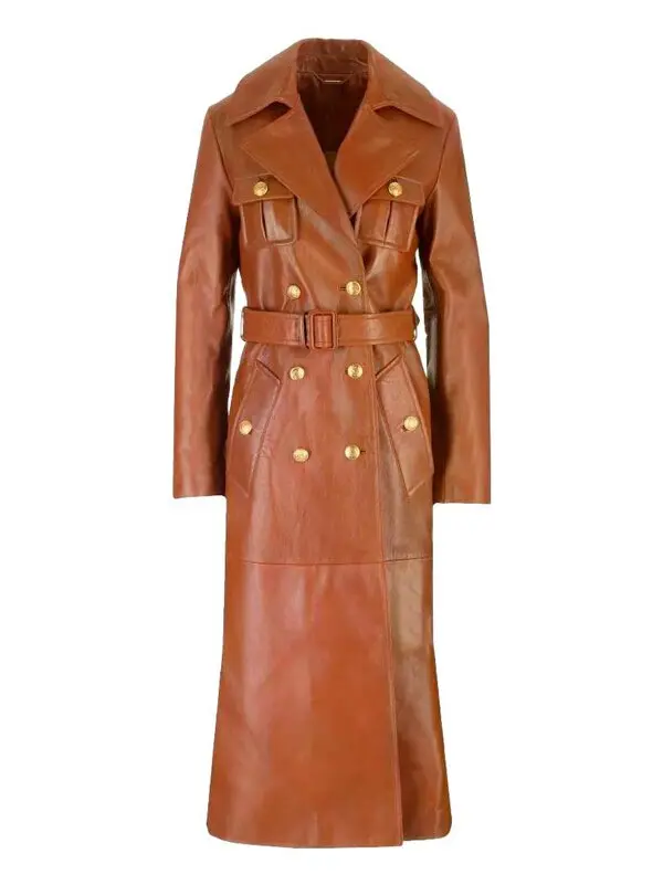 Chloé Double-breasted Jacket - Brown
