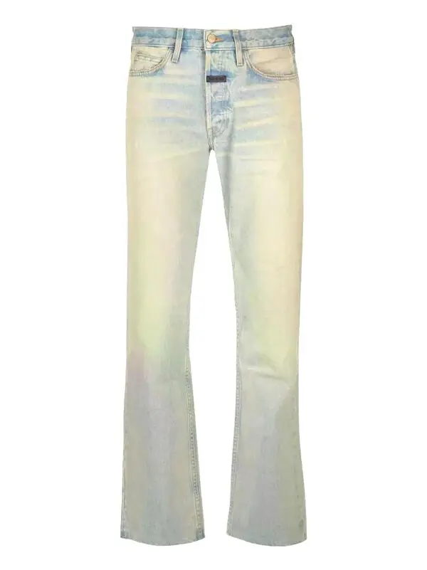 Fear Of God Collection 8 Raw-hem Jeans - Blue