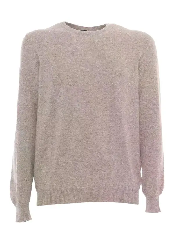 Fedeli Slim-fit Crew-neck Sweater - Neutrals